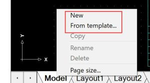 Create a new drawing – DWGSee CAD Support